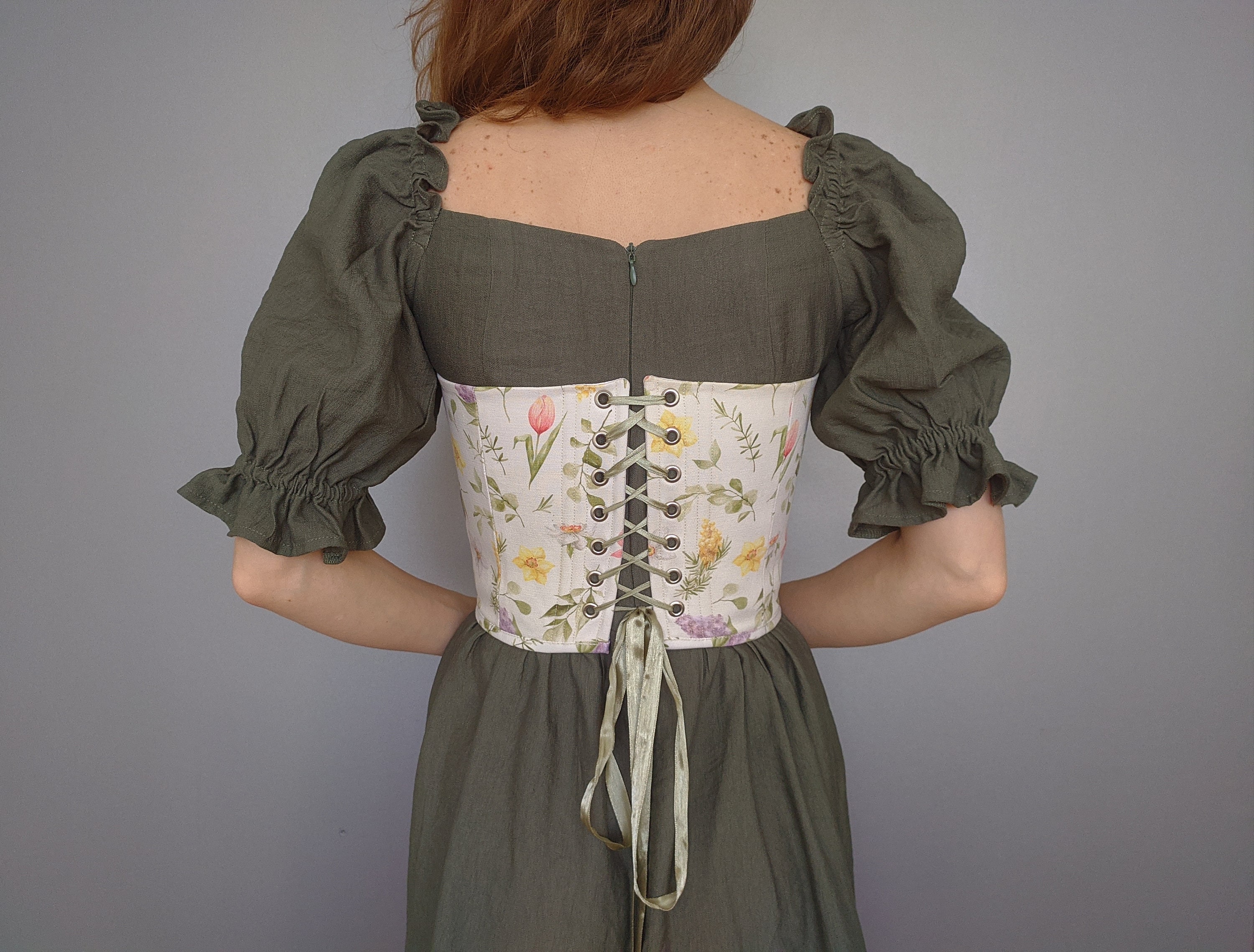 Custom Corset, Corset Top, Overbust Corset, Renaissance Stays Corset ...