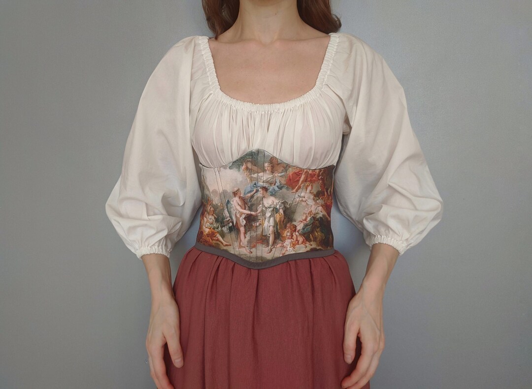 Custom Corset Belt: Cottagecore Renaissance Bodice - Etsy