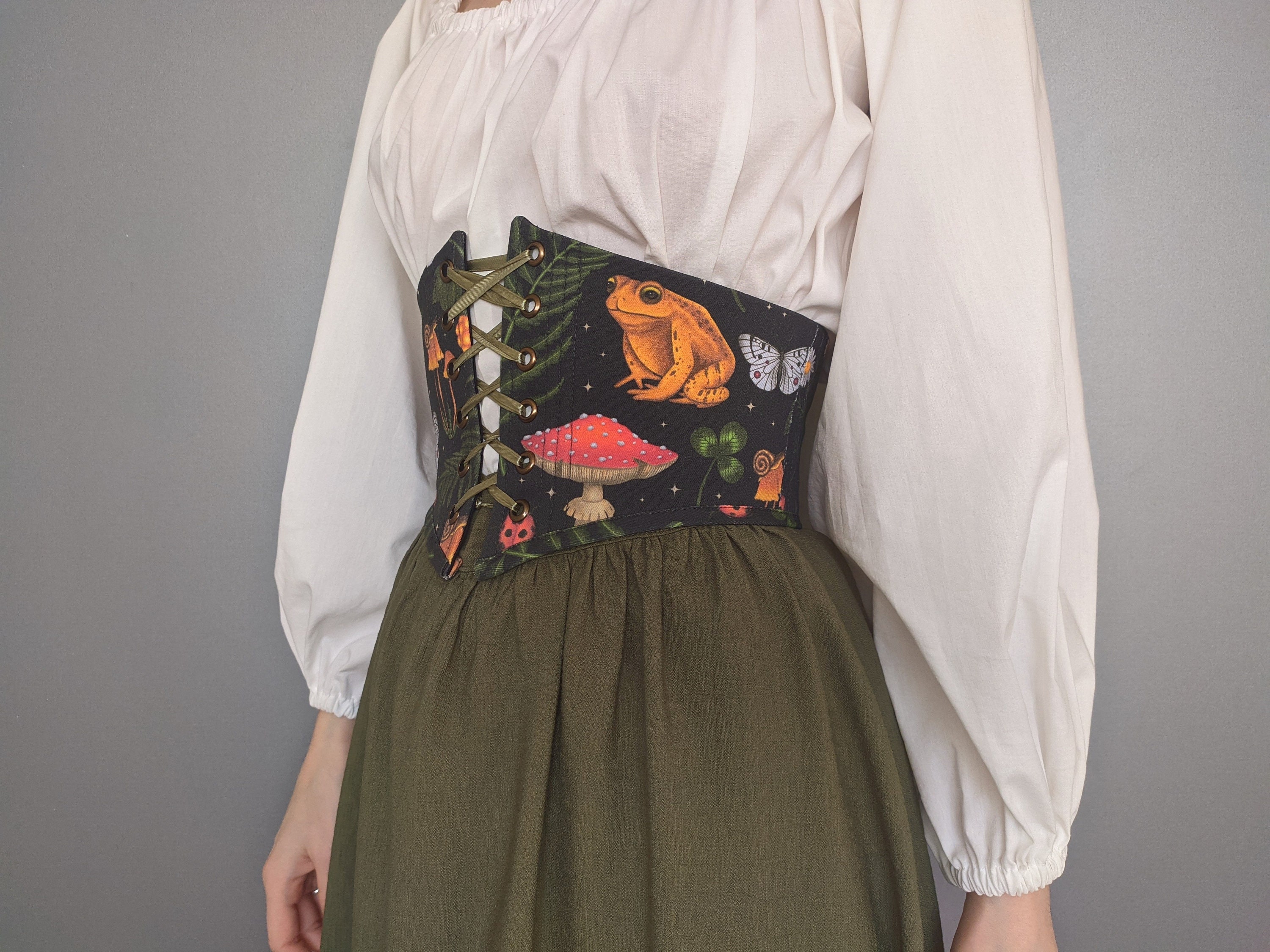 Custom Corset Corset Belt Underbust Corset Renaissance - Etsy UK