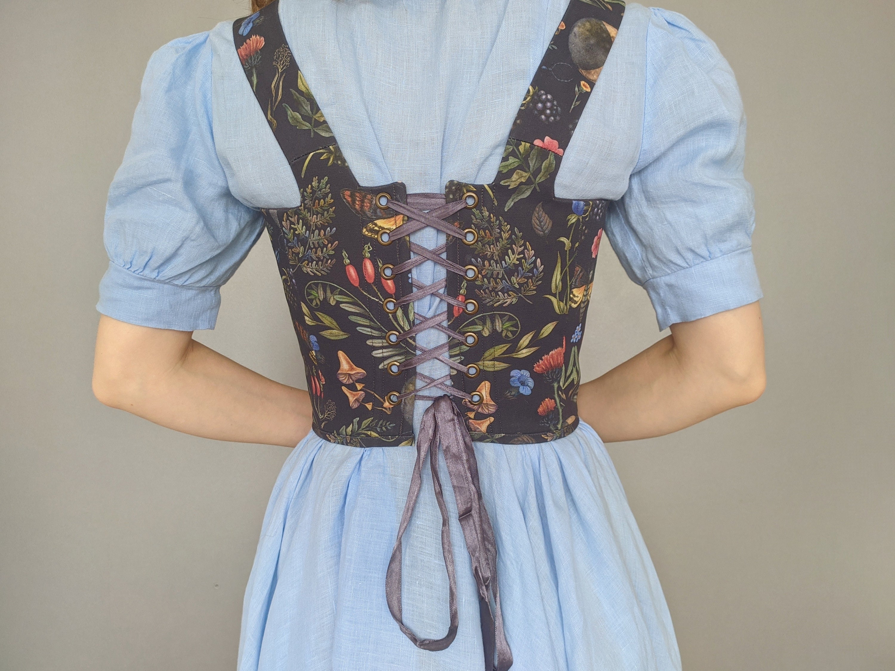 Custom Corset, Corset Top, Overbust Corset, Renaissance Stays Corset ...