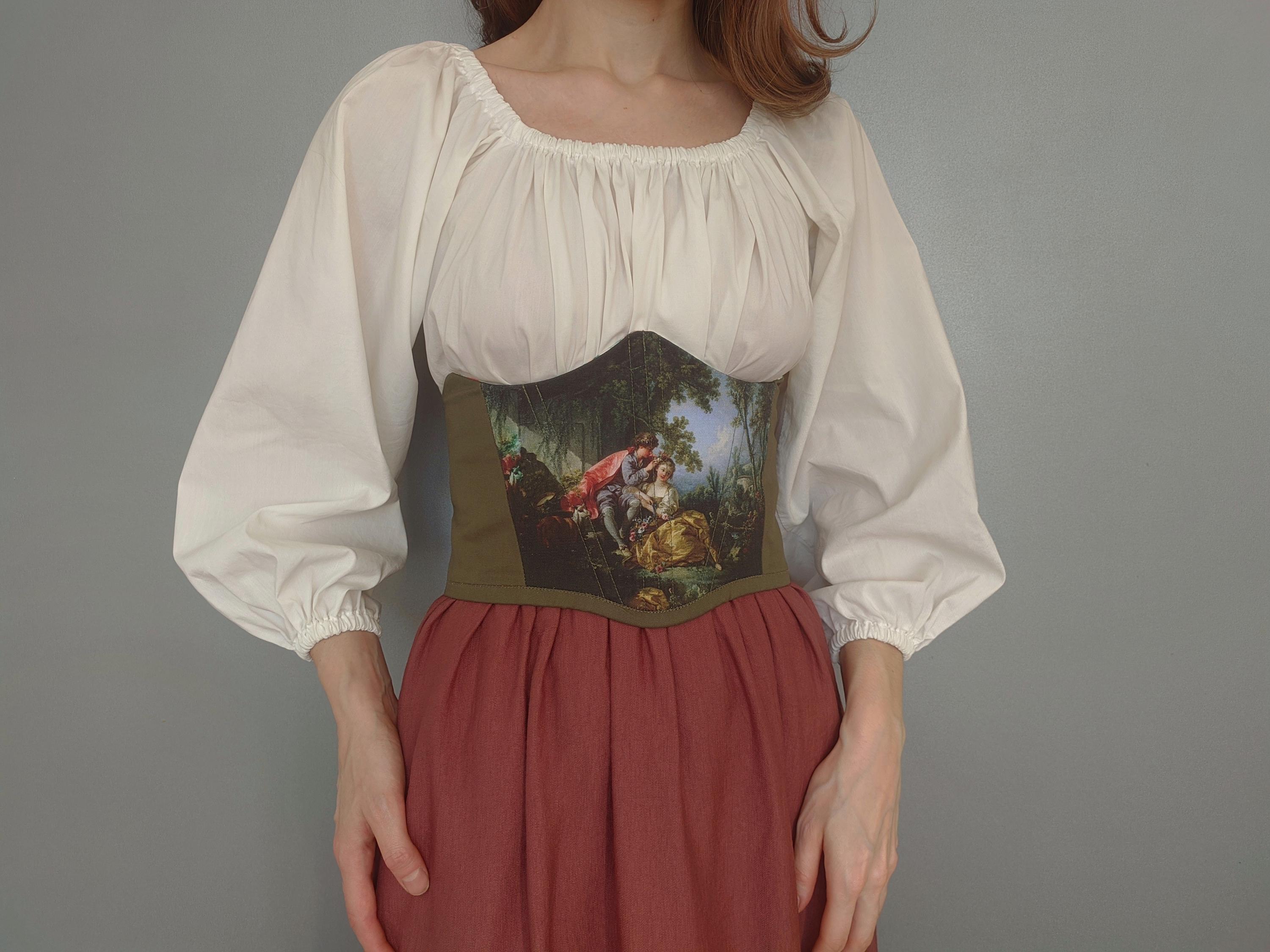 Custom Corset Belt: Cottagecore Renaissance Bodice - Etsy