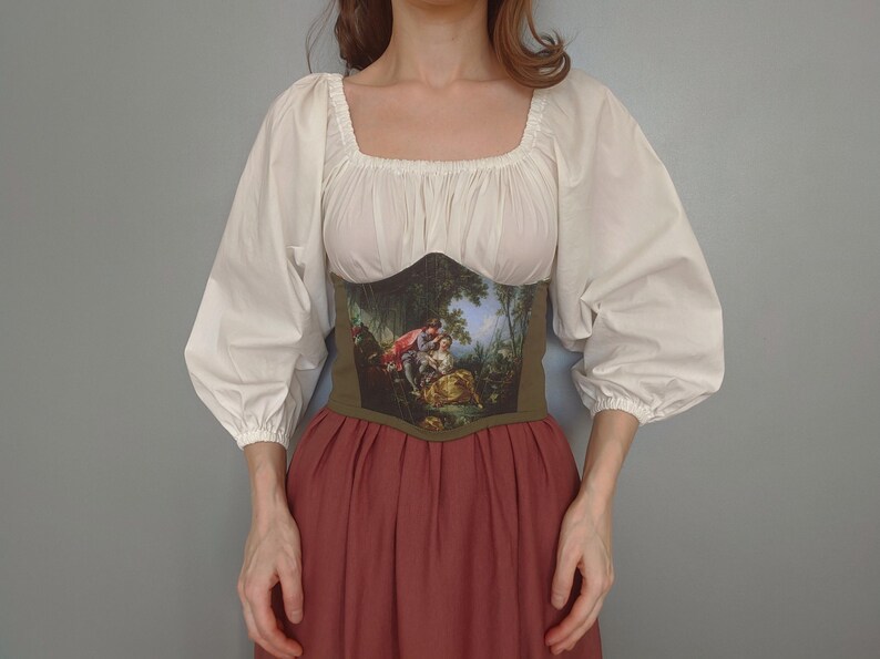 Custom Corset Belt: Cottagecore Renaissance Bodice - Etsy