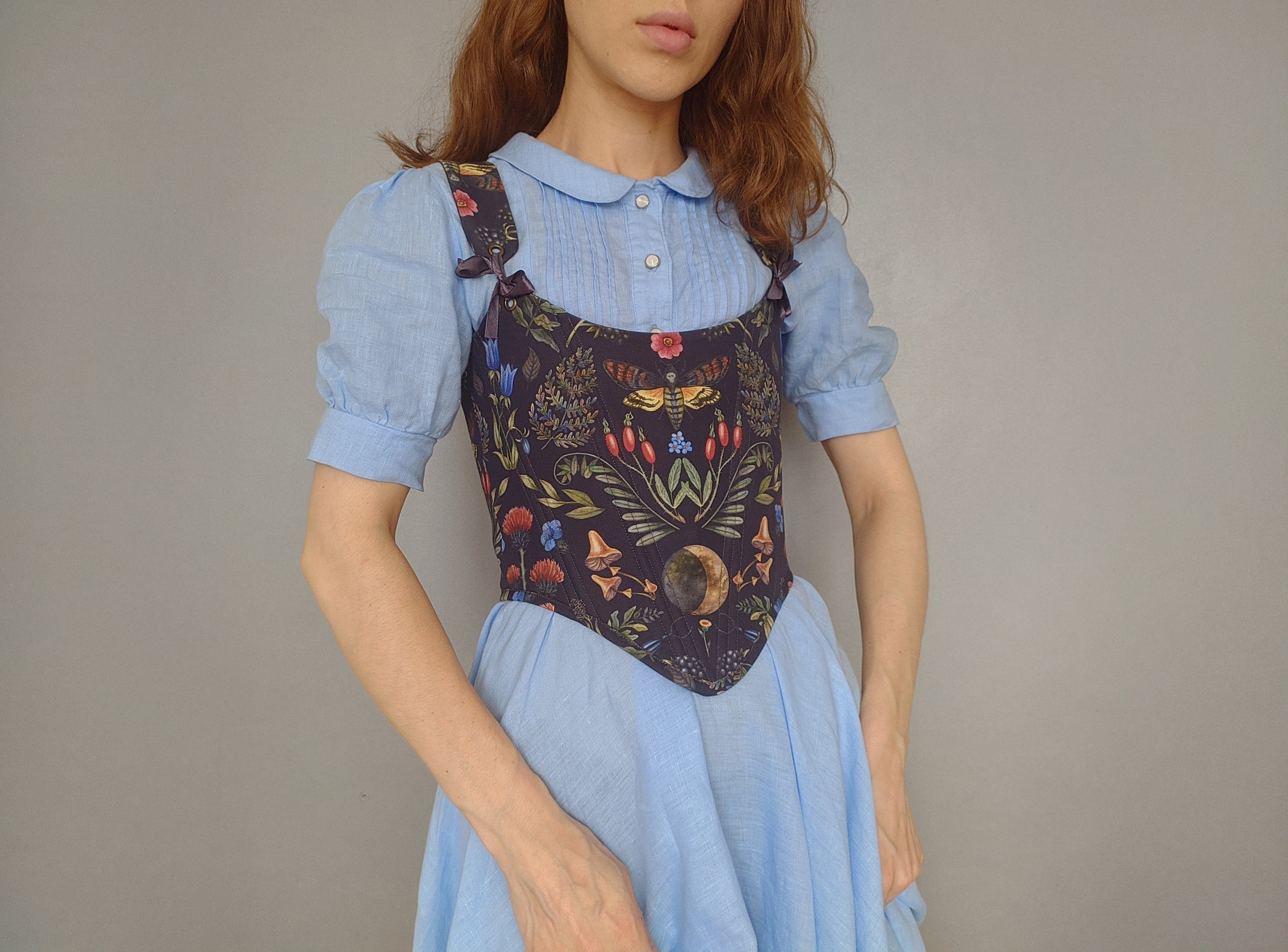 Custom Corset, Corset Top, Overbust Corset, Renaissance Stays Corset ...