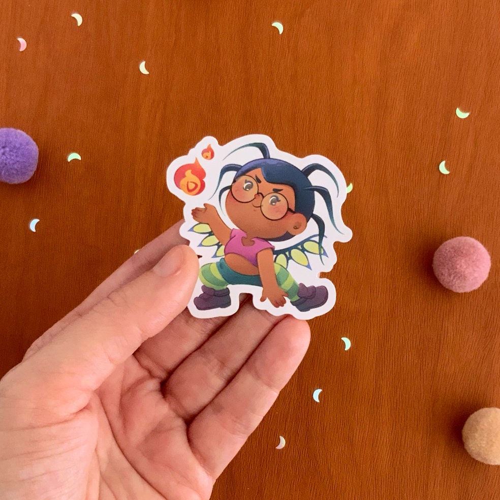 W.I.T.C.H. Vinyl Sticker Set Witch Sticker Pack Magical Girl Comic Stickers Will Irma Taranee ...