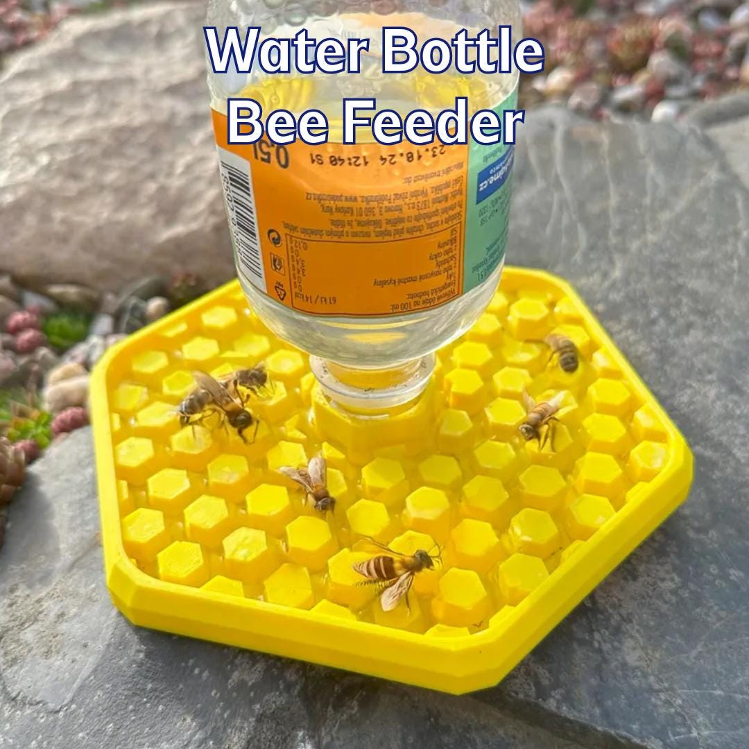 Bee Waterer for Pollinators | Garden Bee Feeder | Water Bottle ...