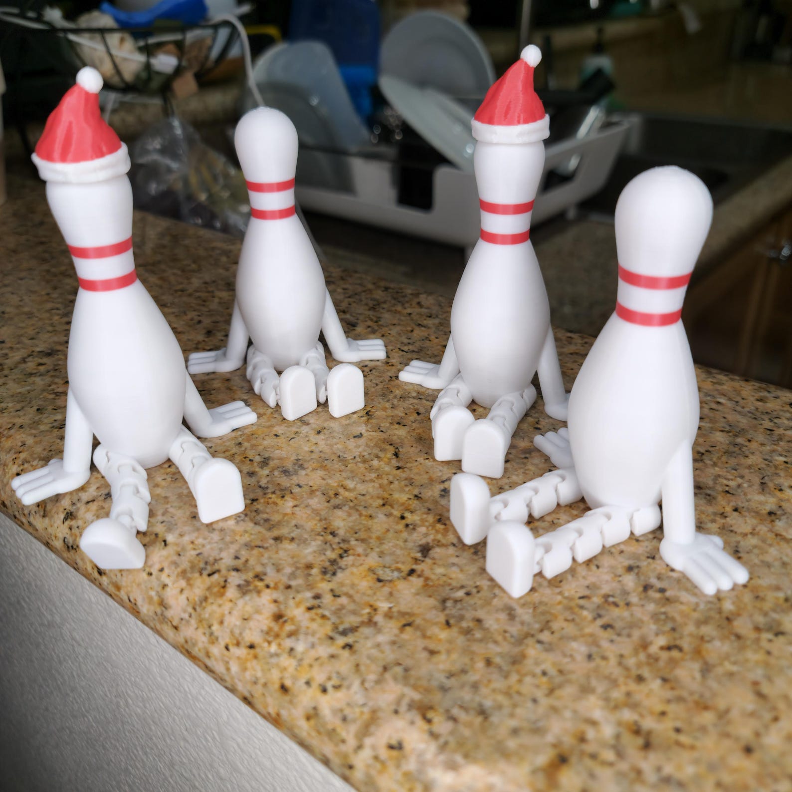 Bowling Buddy Figurine - Articulated Mini Pin Toy - Pin Pal Desk Buddy ...