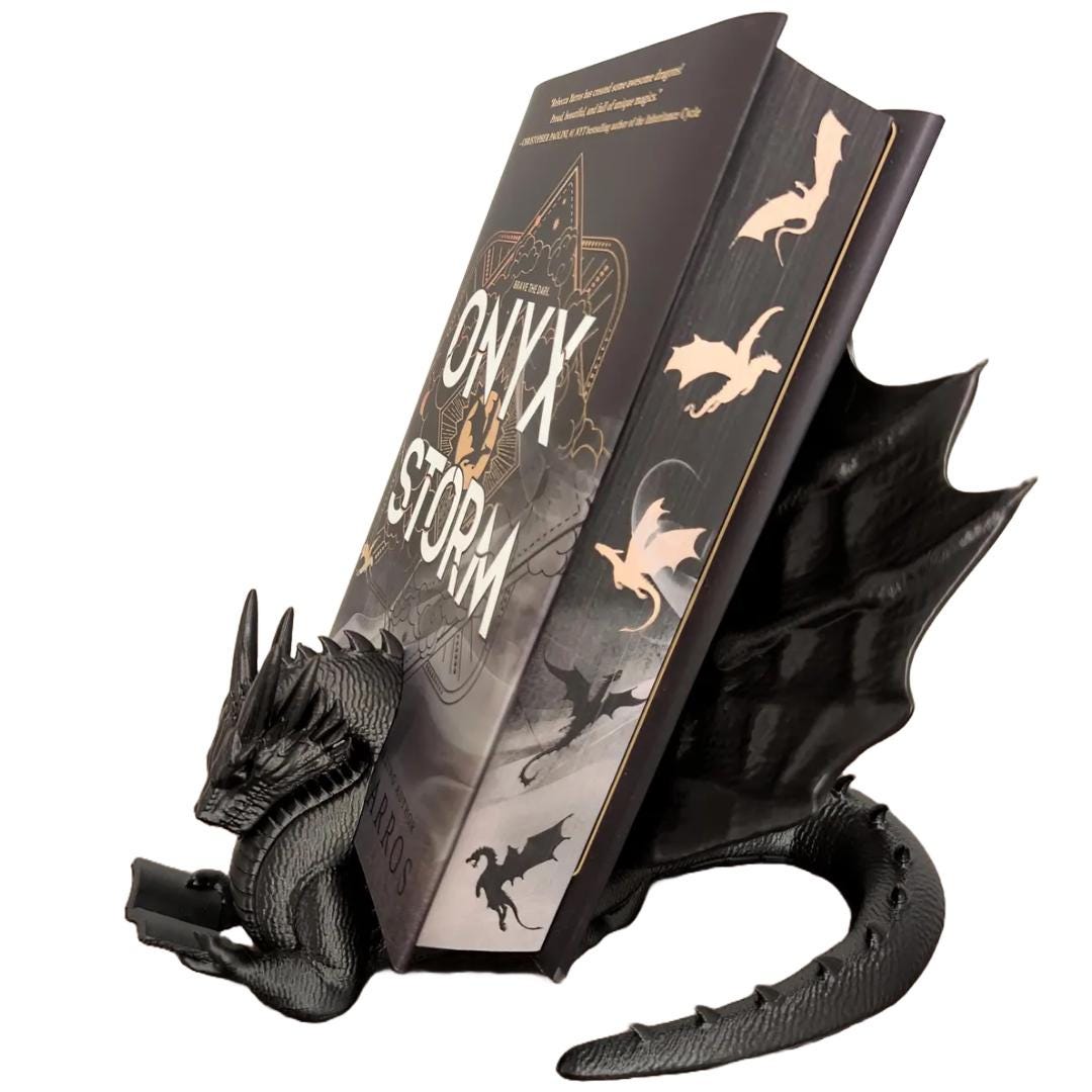 Dragon Book Holder and Stand | Velaris, Fourth Wing, Iron Flame Acotar ...