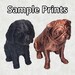 Lifelike Keeshond Figurine - 3D Printed Dog Statue for Home Decor, Pet ...