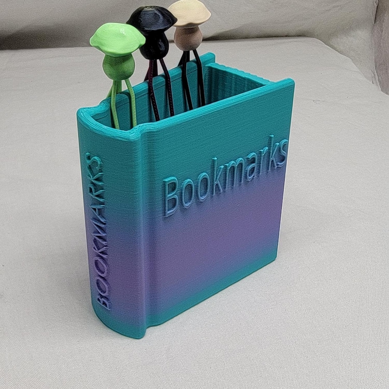 Personalized Book-shaped Bookmark Holder - 3D Printed Tiktok Trending ...