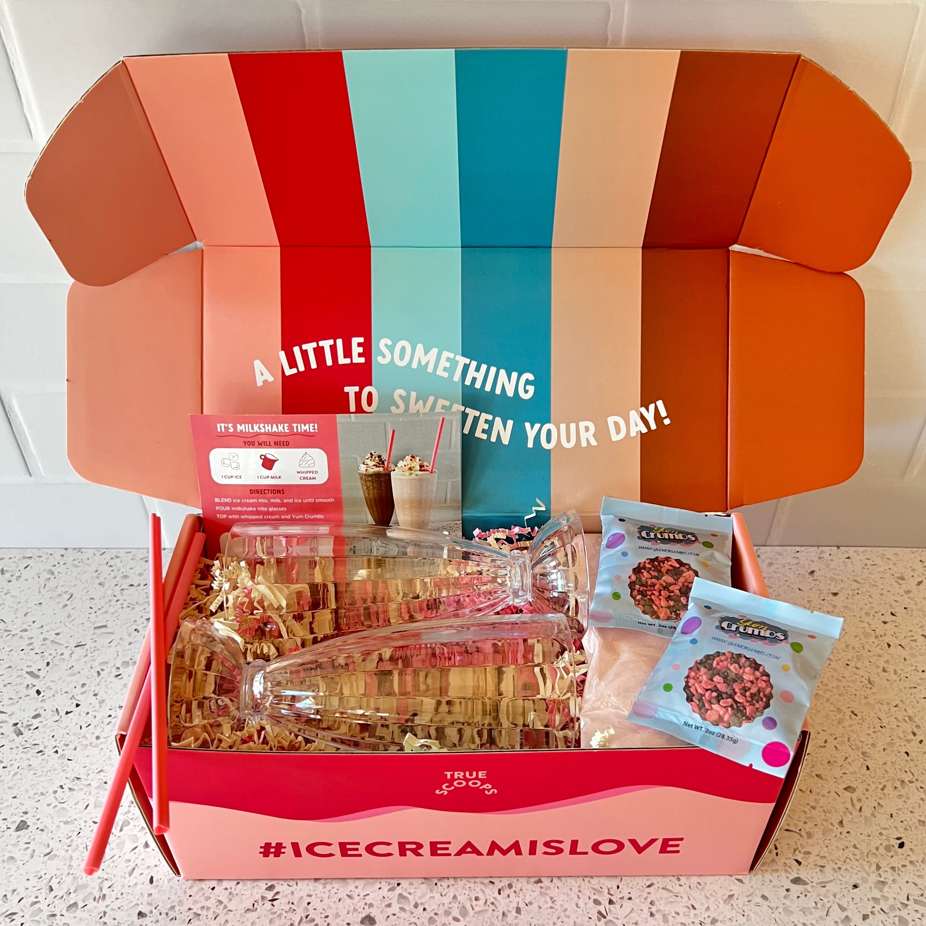 DIY Milkshake Making Kit | Valentine's Day Gift for Couples ...