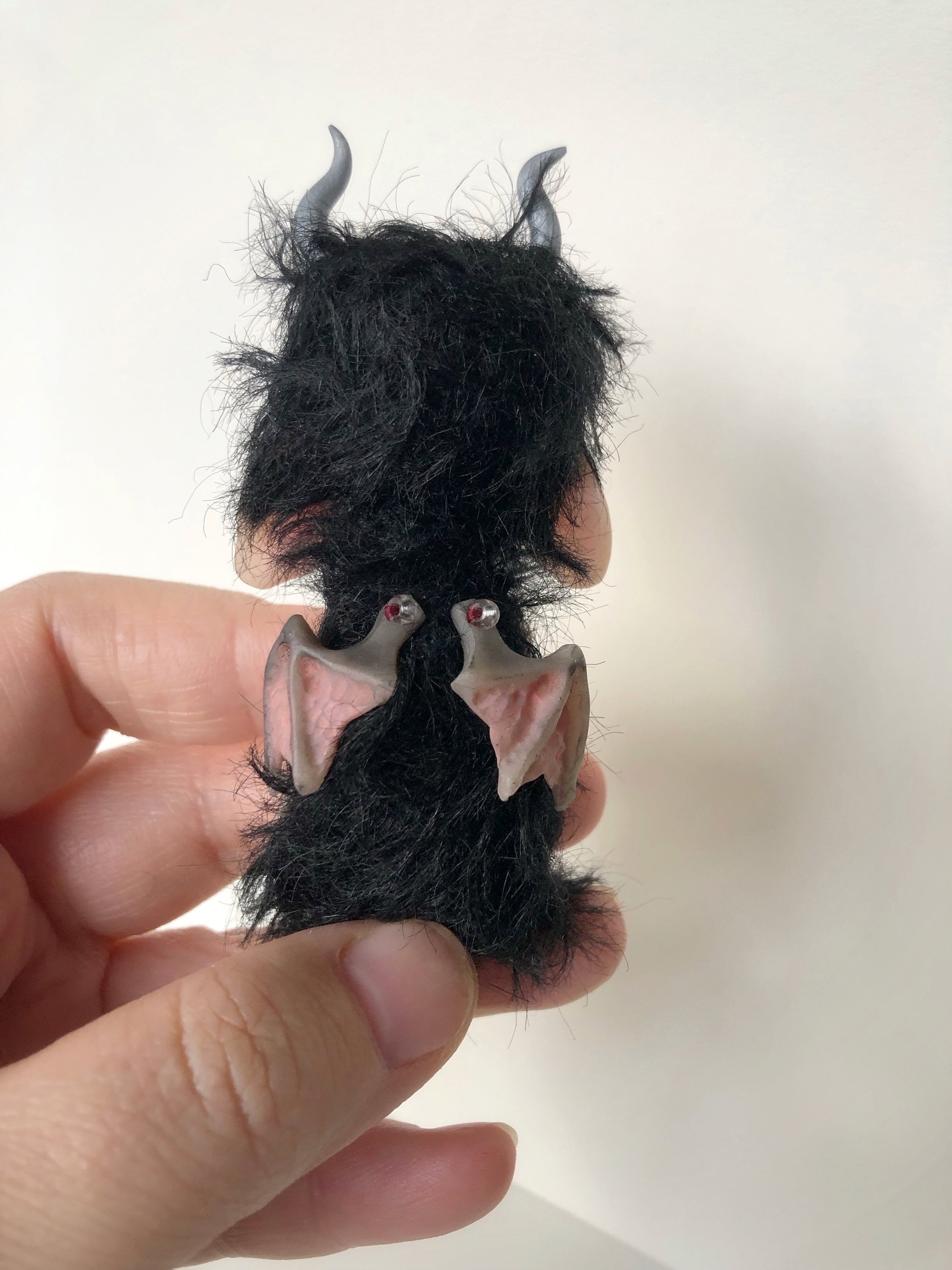 Baby Krampus. Adorable Tiny Handmade Art Toy - Etsy