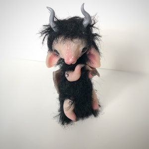 Baby Krampus. Adorable Tiny Handmade Art Toy - Etsy