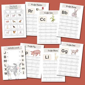 FARM Unit Study, Vocabulary, Anatomy, Montessori, Homeschool Printable ...