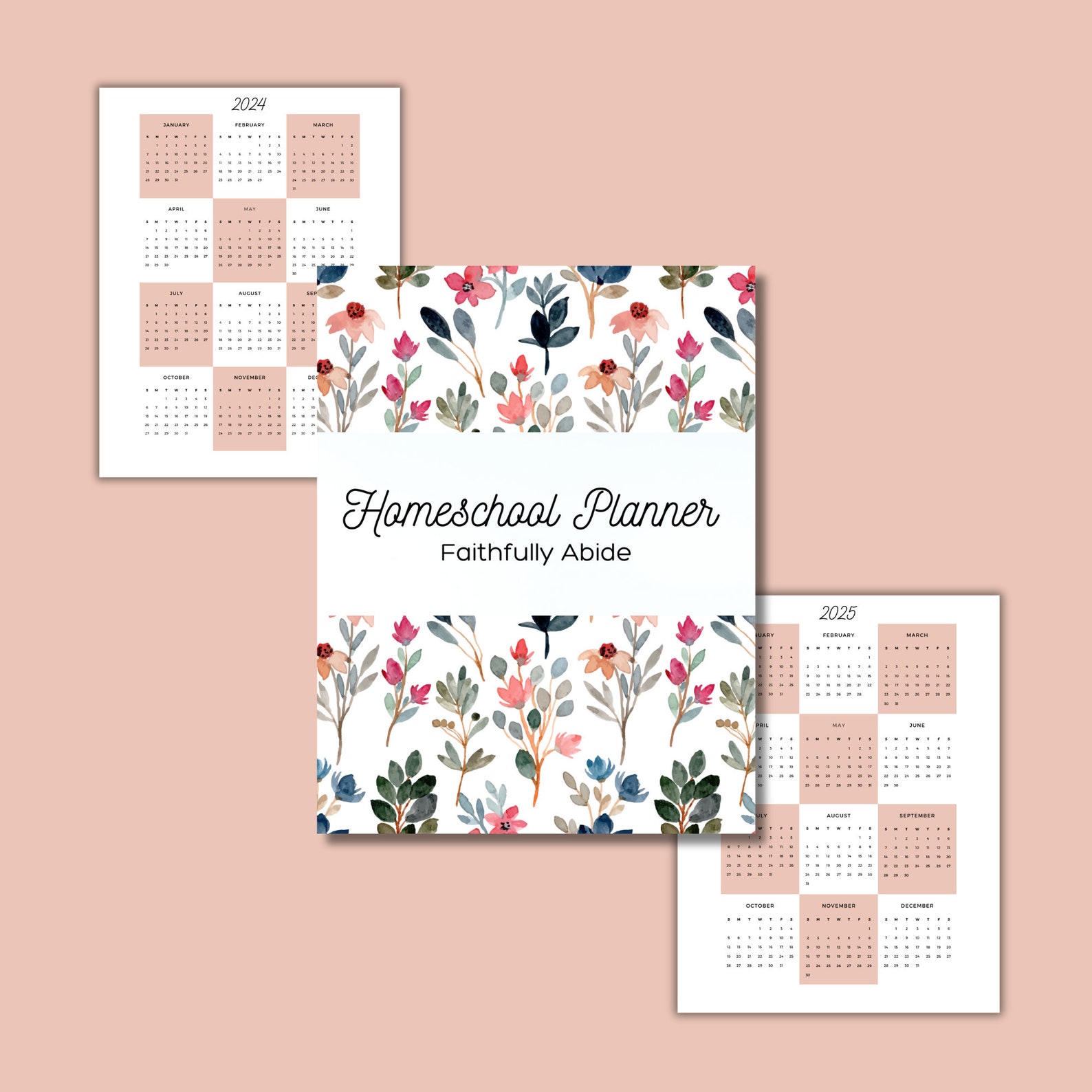 HOMESCHOOL PLANNER, Lesson Plan Pages, Lesson Planner Bundle, Lesson ...