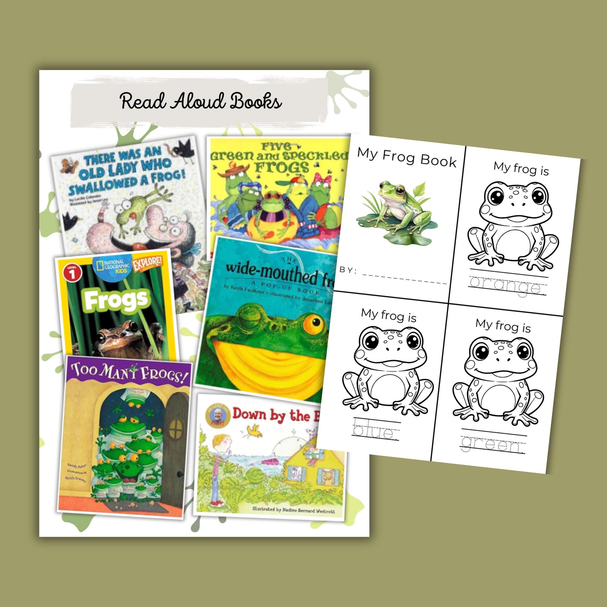 FROGS and TOADS Mini Unit Study, Frog Anatomy , Handwriting, Printable ...