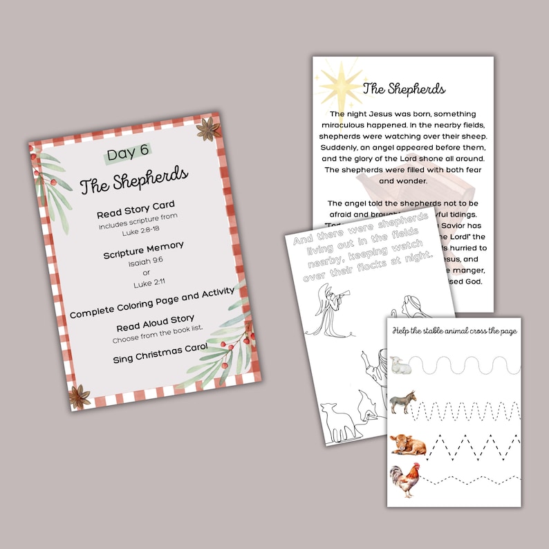 NATIVITY Unit Study, Jesus Birth Story, Homeschool Printable ...