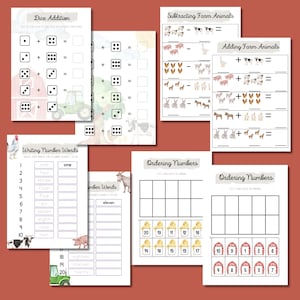 FARM Unit Study, Vocabulary, Anatomy, Montessori, Homeschool Printable ...
