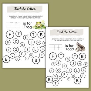 FROGS and TOADS Mini Unit Study, Frog Anatomy , Handwriting, Printable ...
