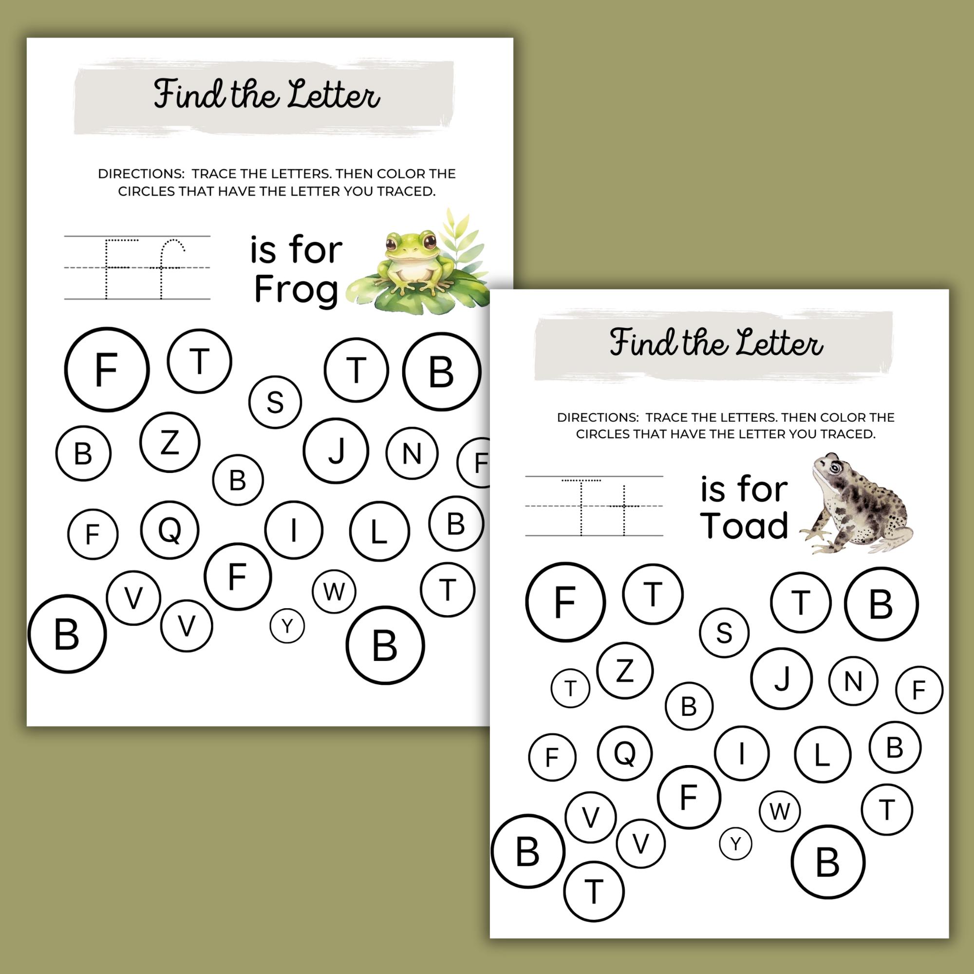 FROGS and TOADS Mini Unit Study, Frog Anatomy , Handwriting, Printable ...