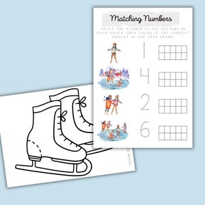 Sledding and Ice Skating Mini Unit Study, Christmas Printable ...