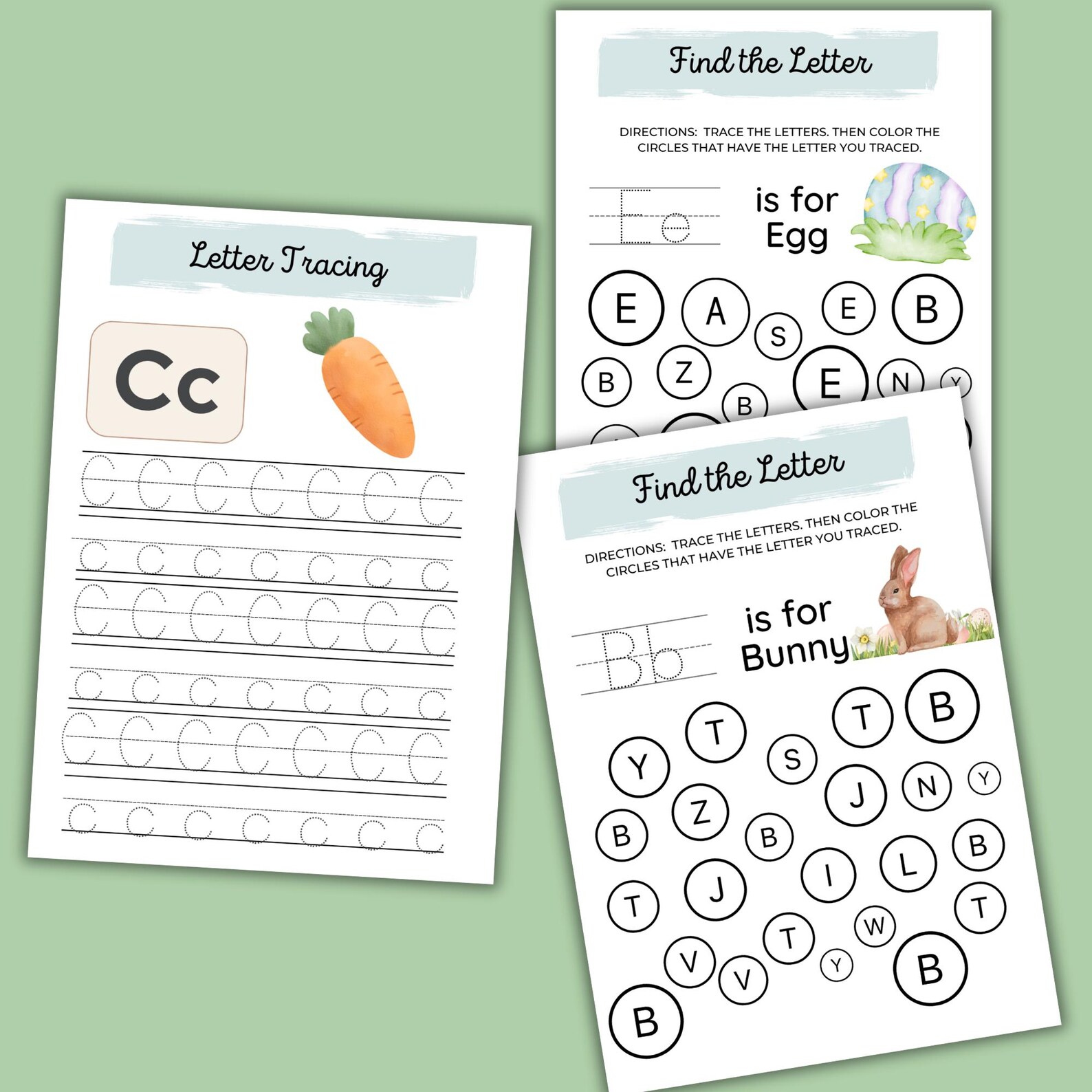 Easter EGGS and BUNNIES Mini Unit Study, Spring Activities, Activity ...