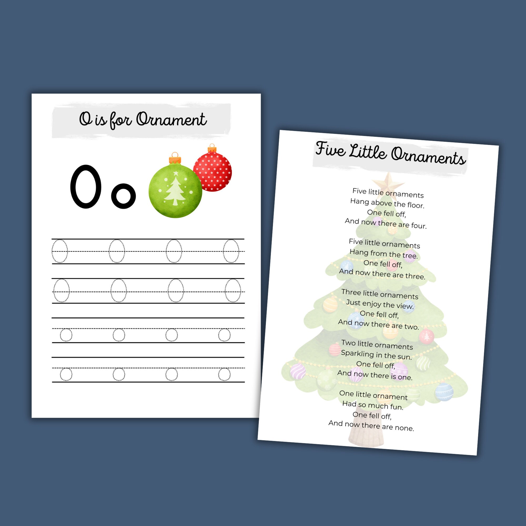 ORNAMENT Mini Unit Study, Christmas Unit Study, Homeschool Printable ...