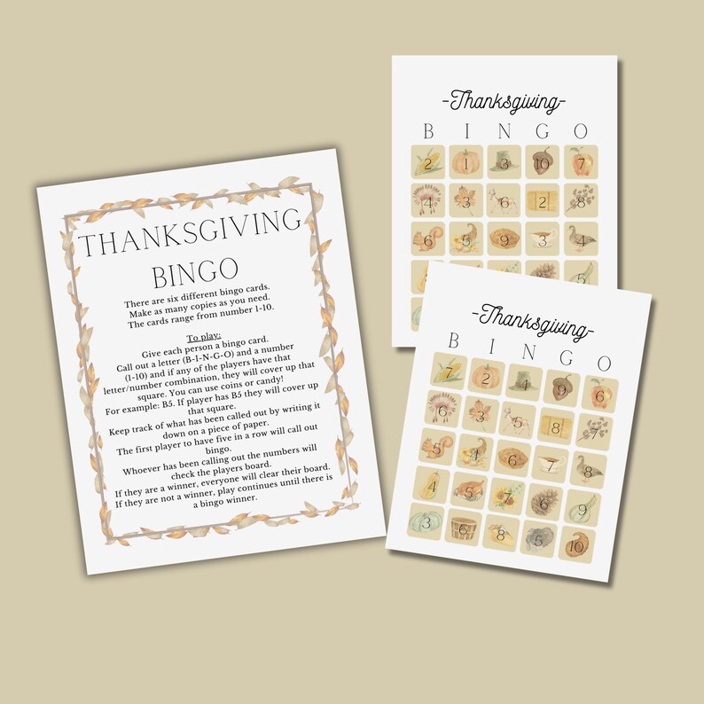 Thanksgiving Unit Study, DIGITAL DOWNLOAD, Thanksgiving BINGO ...