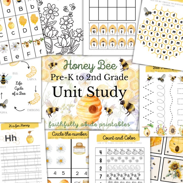 Honey Bee Unit - Etsy
