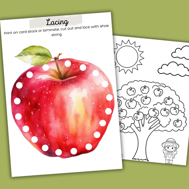 APPLE Mini Unit Study, Life Cycle, Anatomy, Nature Study, Science ...