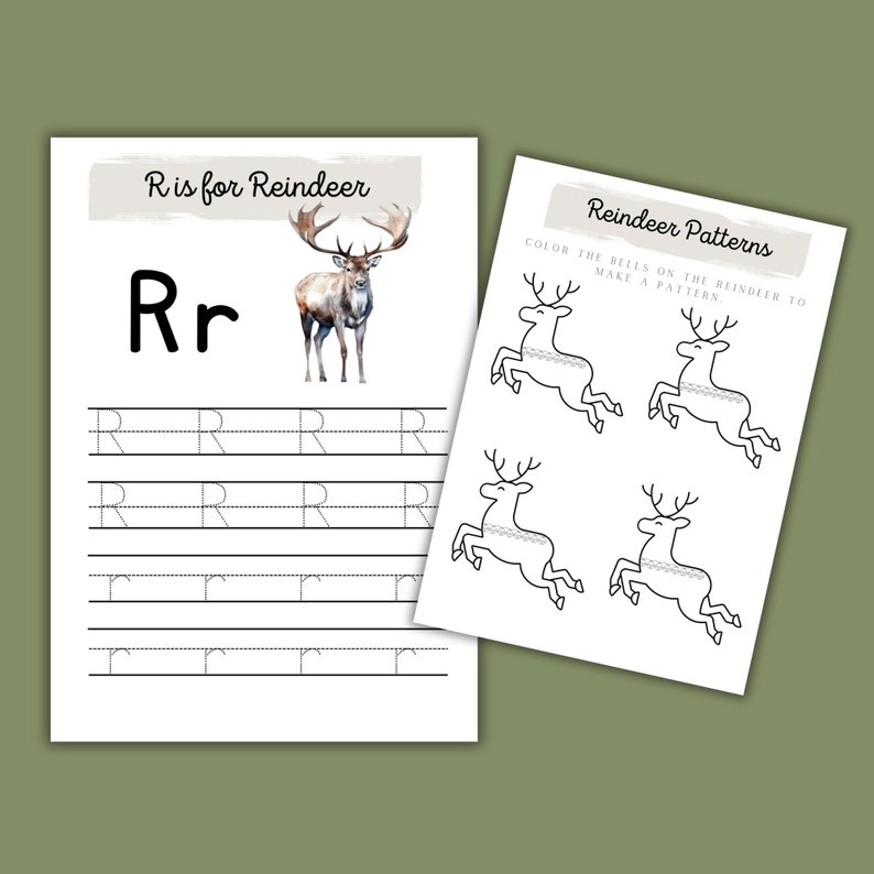 REINDEER Mini Unit Study, Life Cycle, Anatomy, Nature Study, Homeschool ...