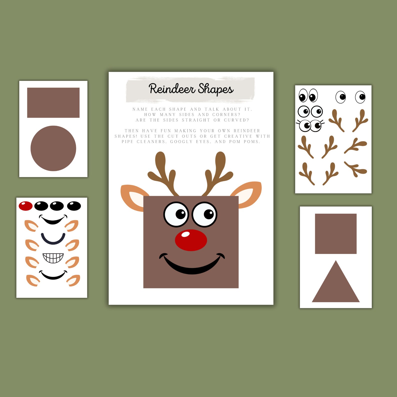 REINDEER Mini Unit Study, Life Cycle, Anatomy, Nature Study, Homeschool ...