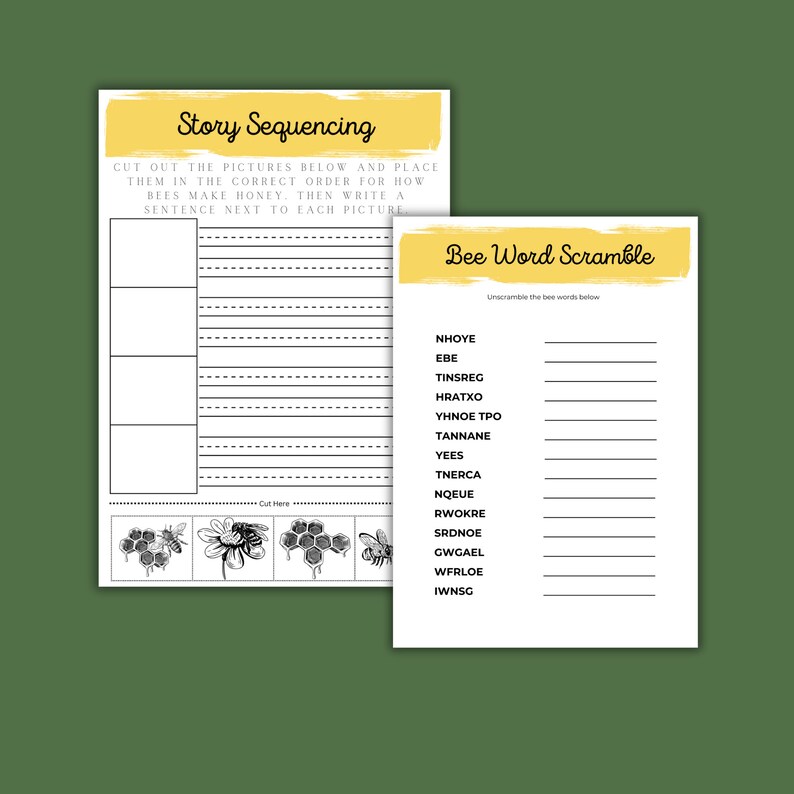HONEY BEE Unit Study, 2nd to 5th Grade, Life Cycle, Anatomy, Nature ...