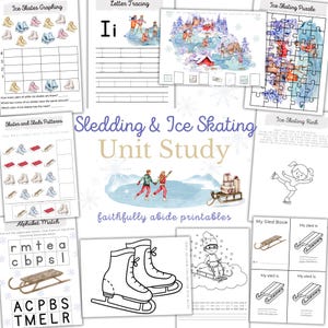 HOLIDAY Bundle Unit Study, Christmas Themed Printable, Christmas ...