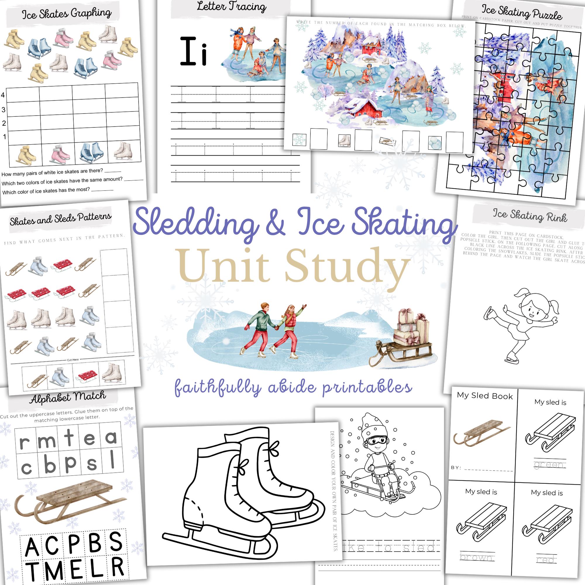 HOLIDAY Bundle Unit Study, Christmas Themed Printable, Christmas ...