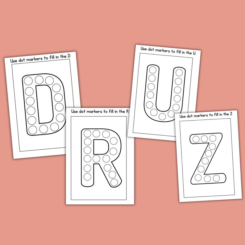 PRESCHOOL ALPHABET Bundle, Montessori, Homeschool Printable ...