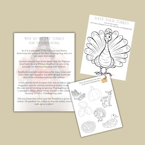 Thanksgiving Unit Study, DIGITAL DOWNLOAD, Thanksgiving BINGO ...