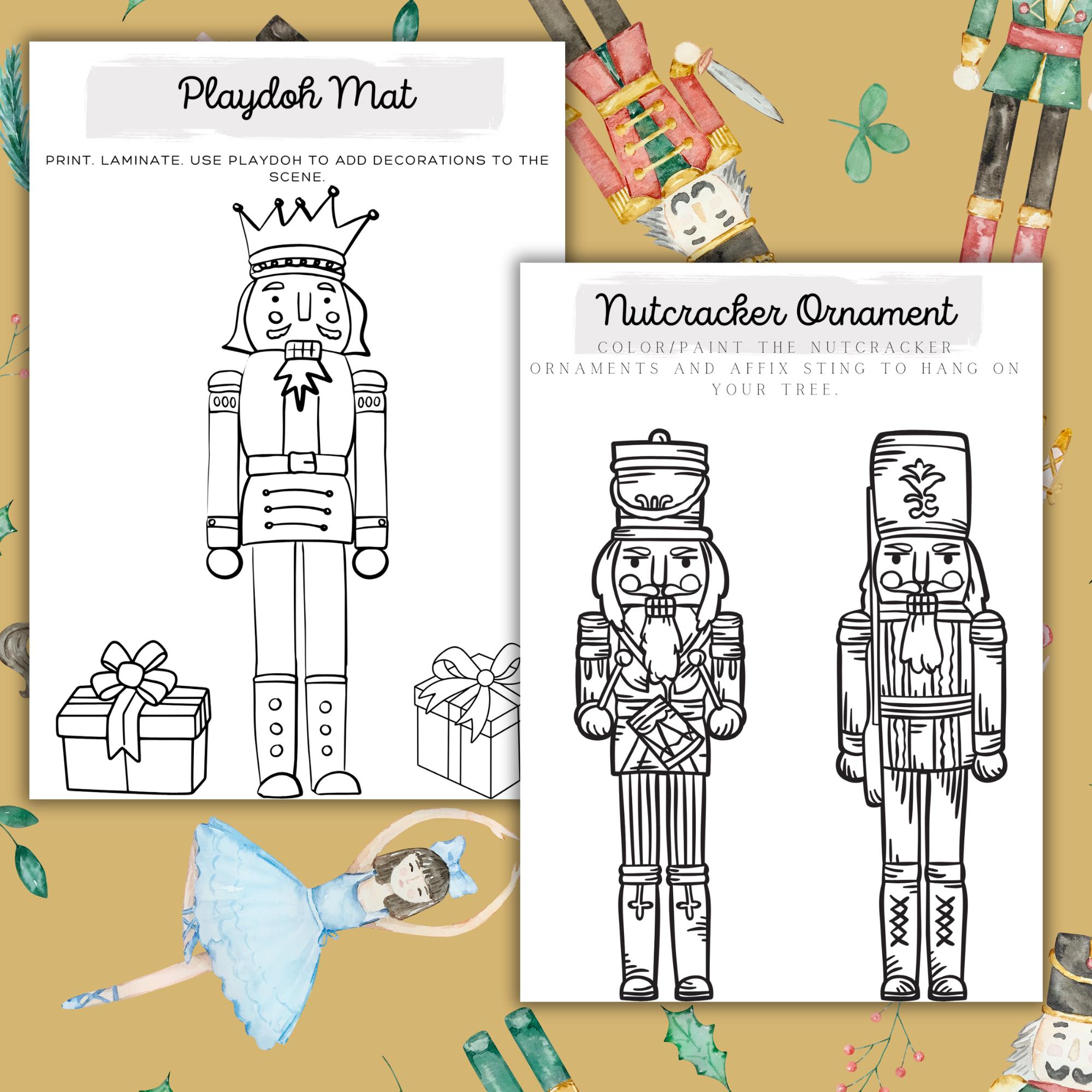 NUTCRACKER Mini Unit Study, Christmas Printable Worksheets, Homeschool ...