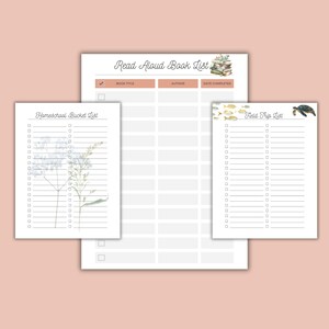 HOMESCHOOL PLANNER, Lesson Plan Pages, Lesson Planner Bundle, Lesson ...