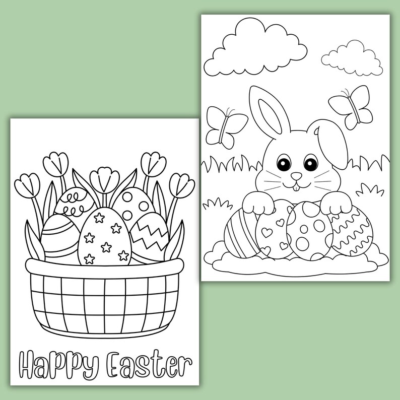 Easter EGGS and BUNNIES Mini Unit Study, Spring Activities, Activity ...