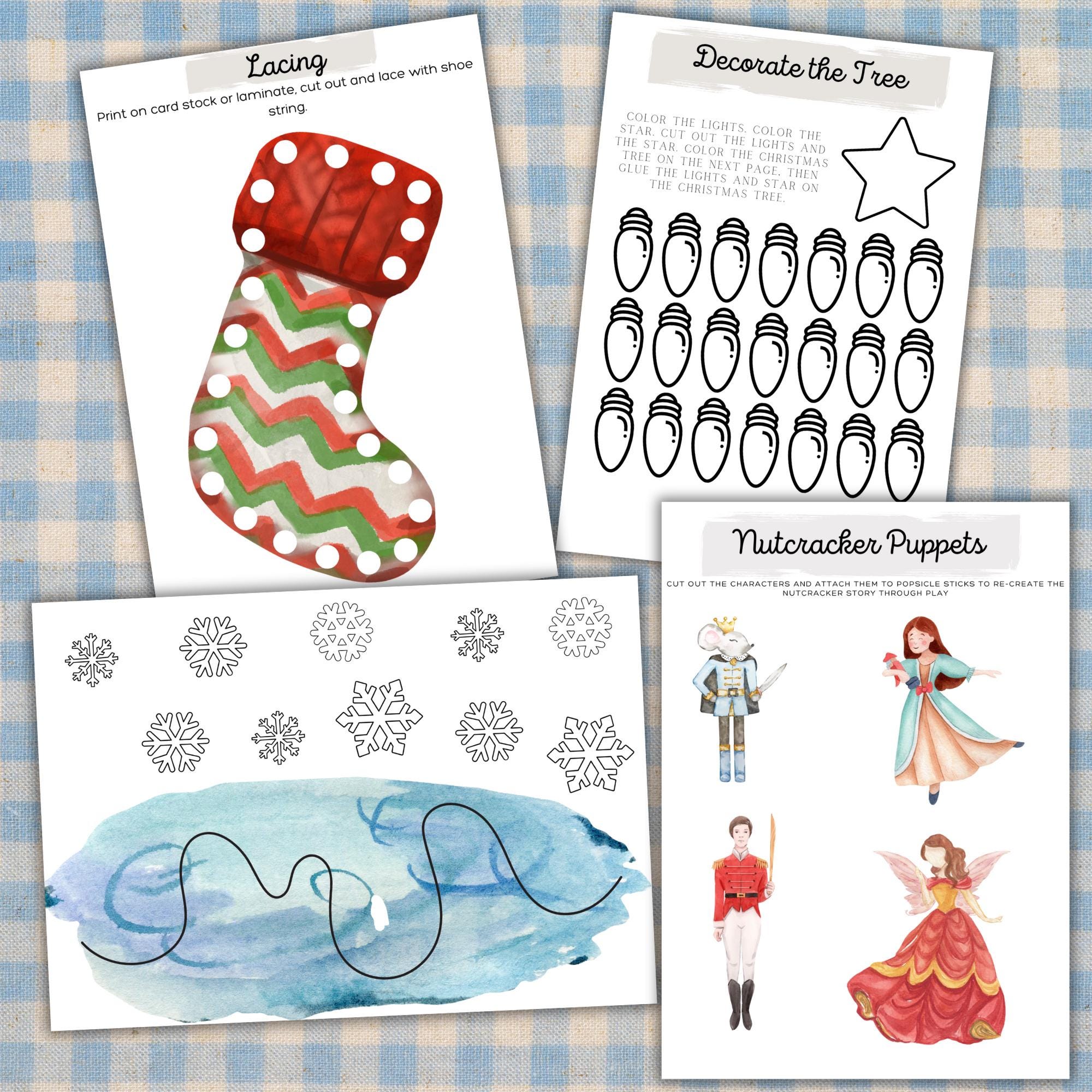 HOLIDAY Bundle Unit Study, Christmas Themed Printable, Christmas ...