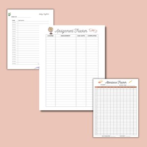 HOMESCHOOL PLANNER, Lesson Plan Pages, Lesson Planner Bundle, Lesson ...