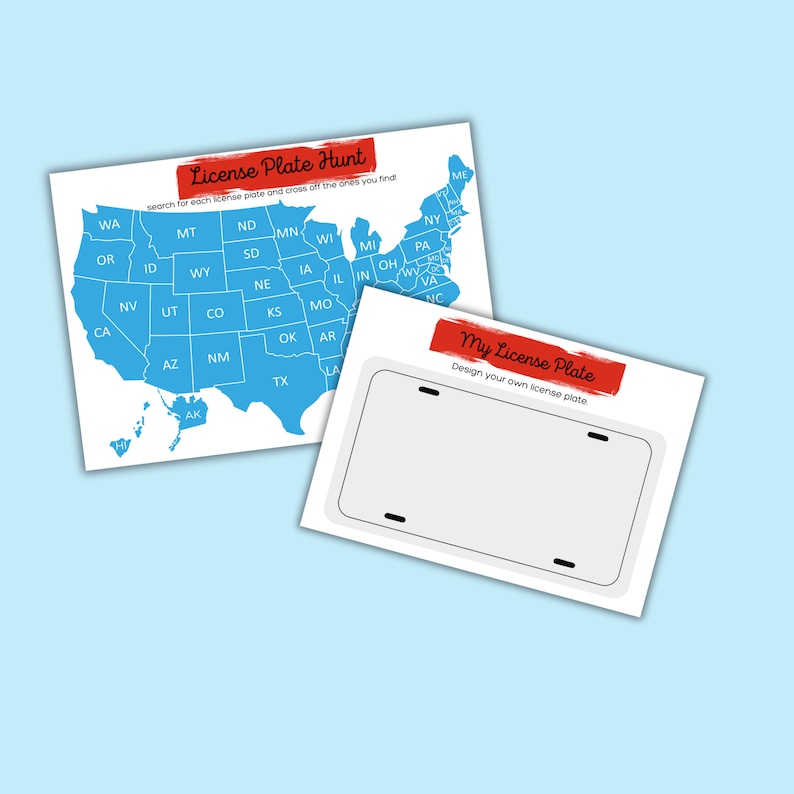 ROAD TRIP Activity Pack, Kids Road Trip Games Printable, Family Road ...