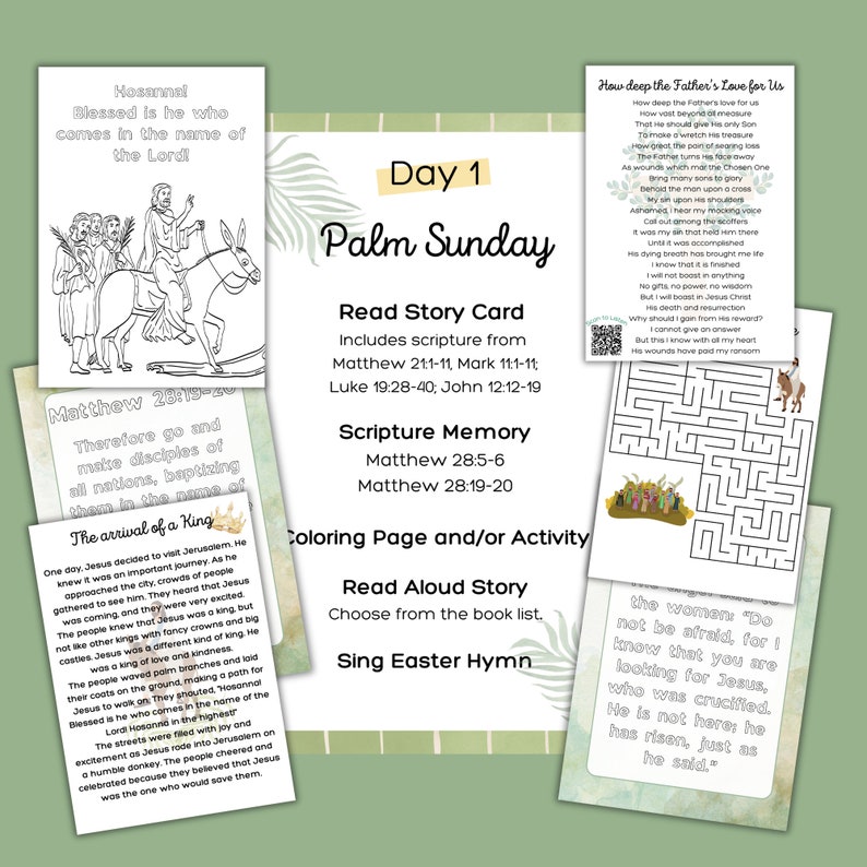EASTER Unit Study, Passover, Homeschool Printable, Vocabulary ...