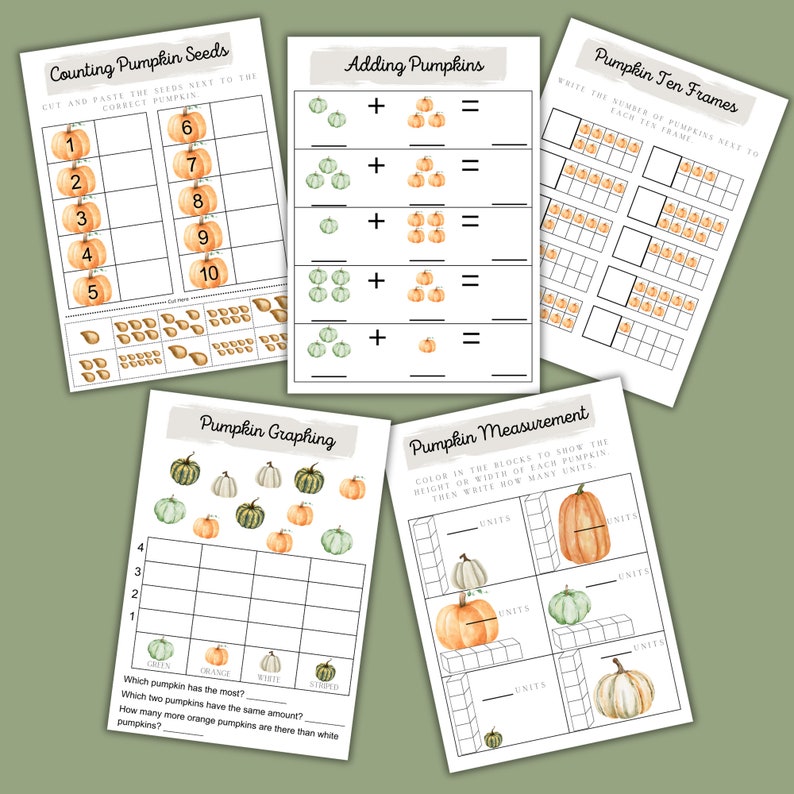 PUMPKIN Unit Study, Life Cycle, Anatomy, Nature Study, Science ...