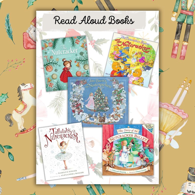 NUTCRACKER Mini Unit Study, Christmas Printable Worksheets, Homeschool ...