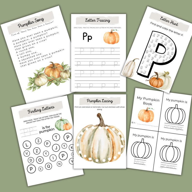 PUMPKIN Unit Study, Life Cycle, Anatomy, Nature Study, Science ...