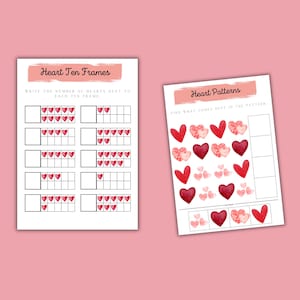 VALENTINE'S Day Mini Unit Study, Valentine Heart Activities ...