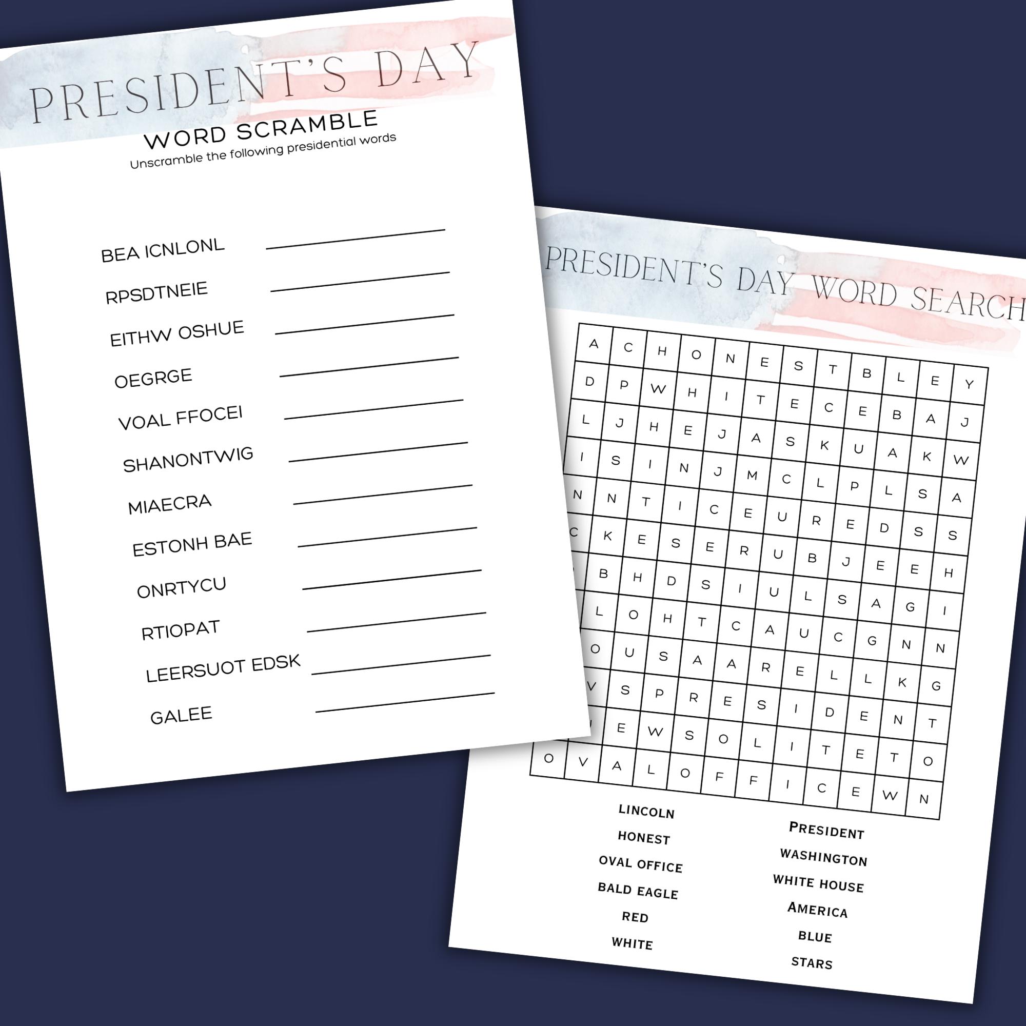 PRESIDENT'S DAY Unit Study, Upper Elementary, President's, White House ...