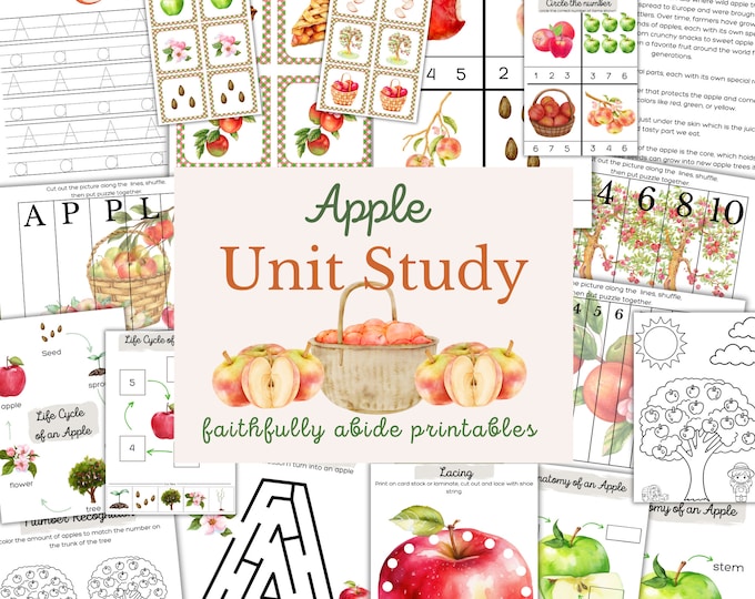 CANDY CANE Mini Unit Study, Christmas Printable Worksheets, Homeschool ...