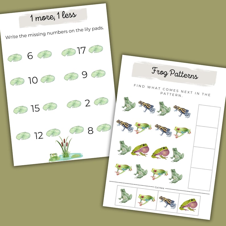 FROGS and TOADS Mini Unit Study, Frog Anatomy , Handwriting, Printable ...